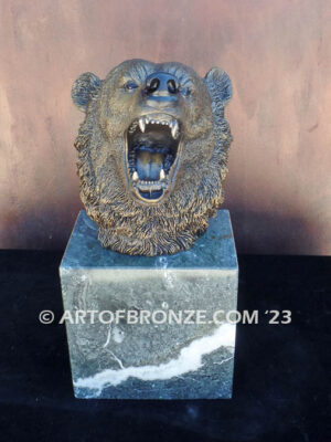 Striking Thunder (Bust) - Art of Bronze